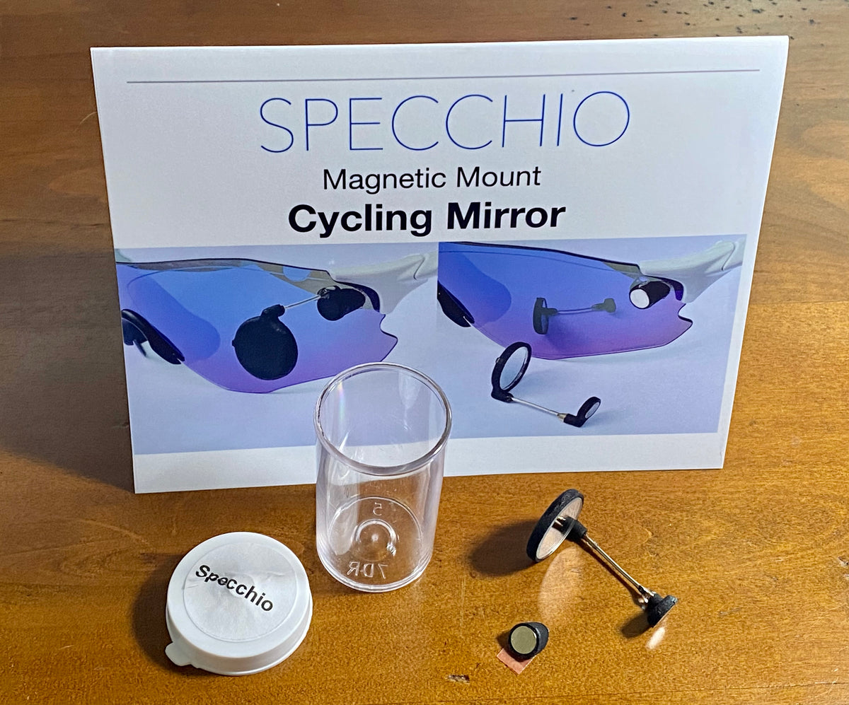 Specchio Glasses Mounted Cycling Mirror – Steele Holdings, LLC